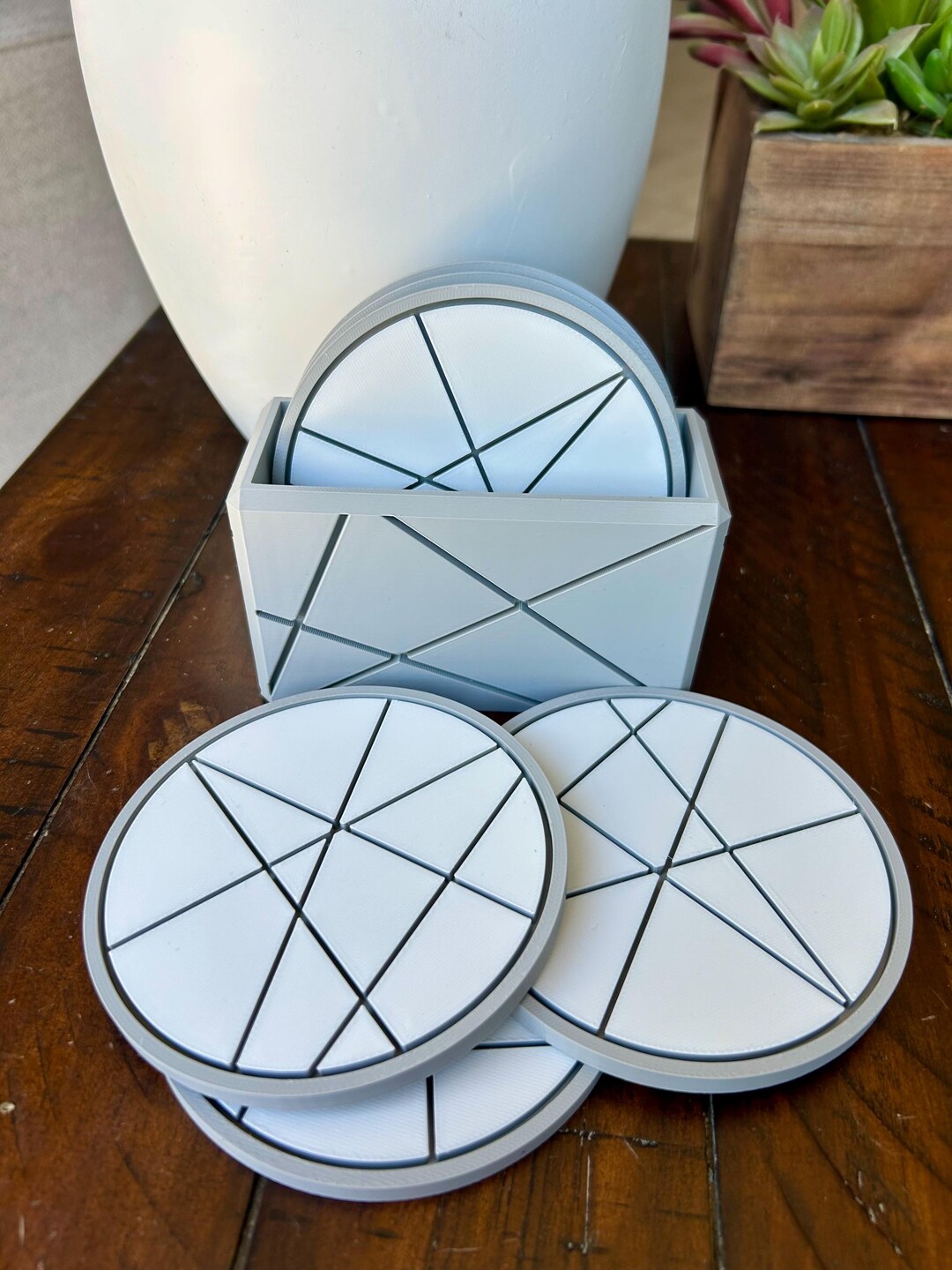 Pattern 3d Printed Coasters - Etsy