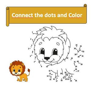 Animals Dot to Dot Workbook for Kids Ages 4-8 - Etsy