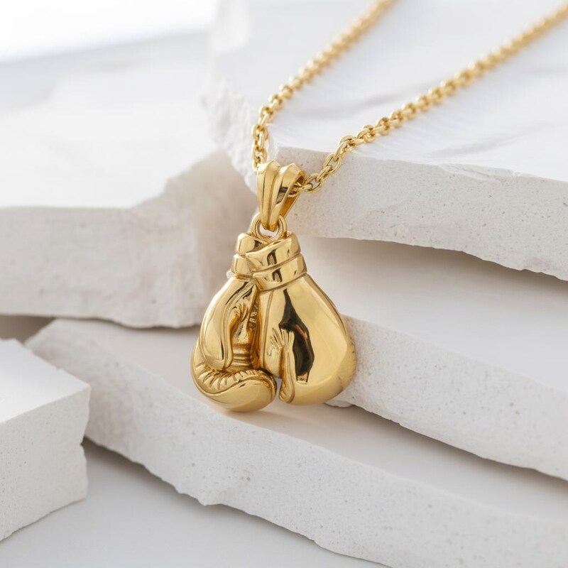 Boxer Gloves Necklace - Etsy