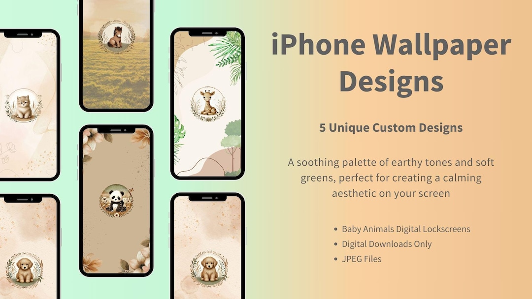 Cute Baby Animals iPhone Wallpapers, iPhone Lockscreen, Rustic Cozy ...