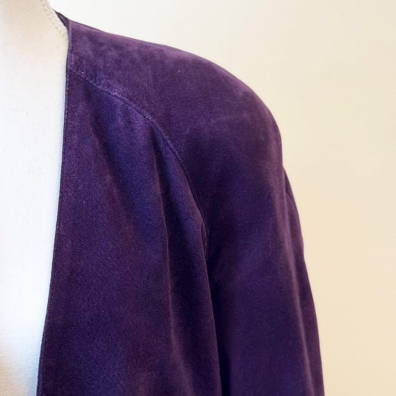 Vintage Danier Real Suede Leather Jacket – Deep Purple - Gem