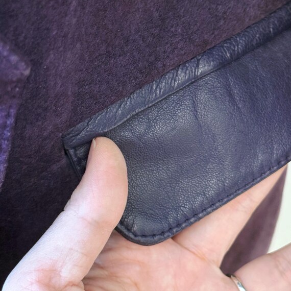 Vintage Danier Real Suede Leather Jacket – Deep Purple - Gem