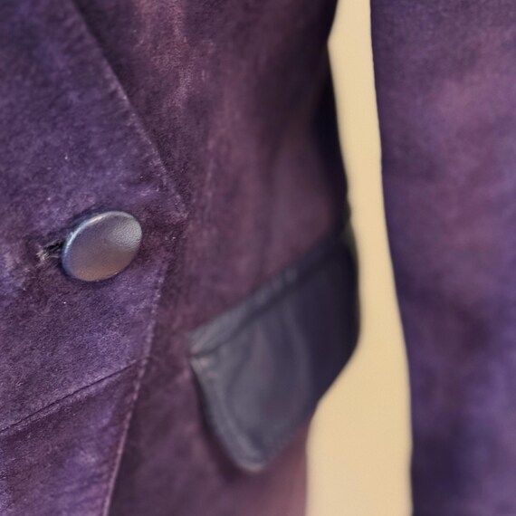 Vintage Danier Real Suede Leather Jacket – Deep Purple - Gem