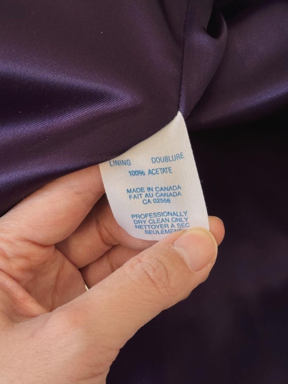 Vintage Danier Real Suede Leather Jacket – Deep Purple - Gem