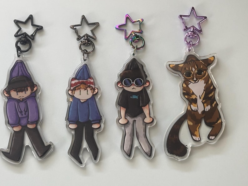 Dream Team Dangling Keychains - Etsy