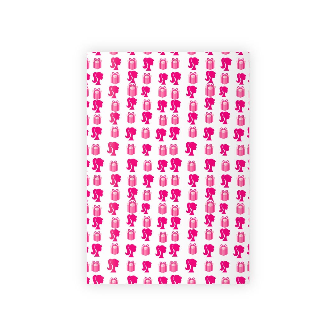 Barbie Gift Wrapping Paper Roll, Fun Pink Design for Birthdays ...