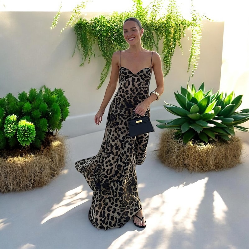 Leopard Print Summer Dress - Etsy