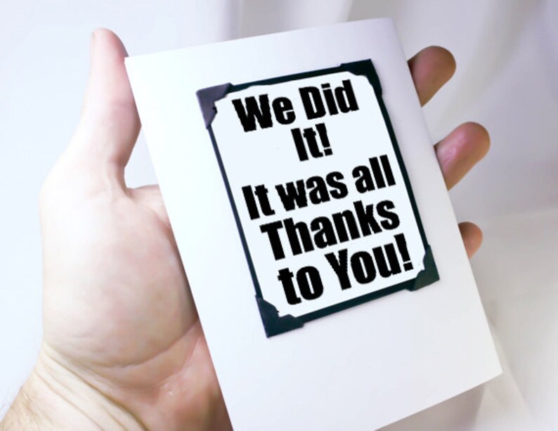 Thank You Card. Cute Thank You Card. Many Thanks Magnet Card and Gift ...