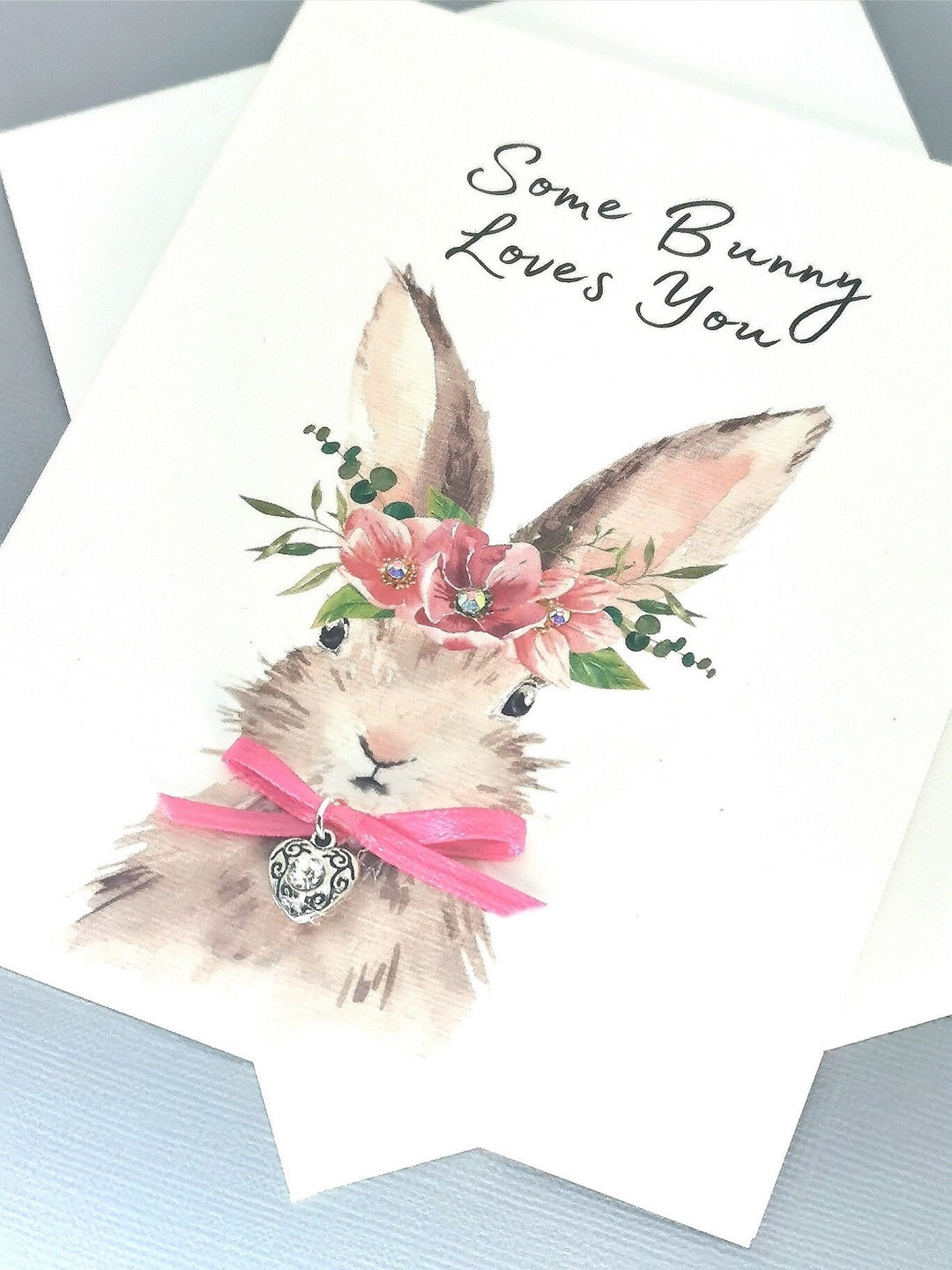 Some Bunny Loves You Card | Bunny Love Card | Bunny Card | Card for ...