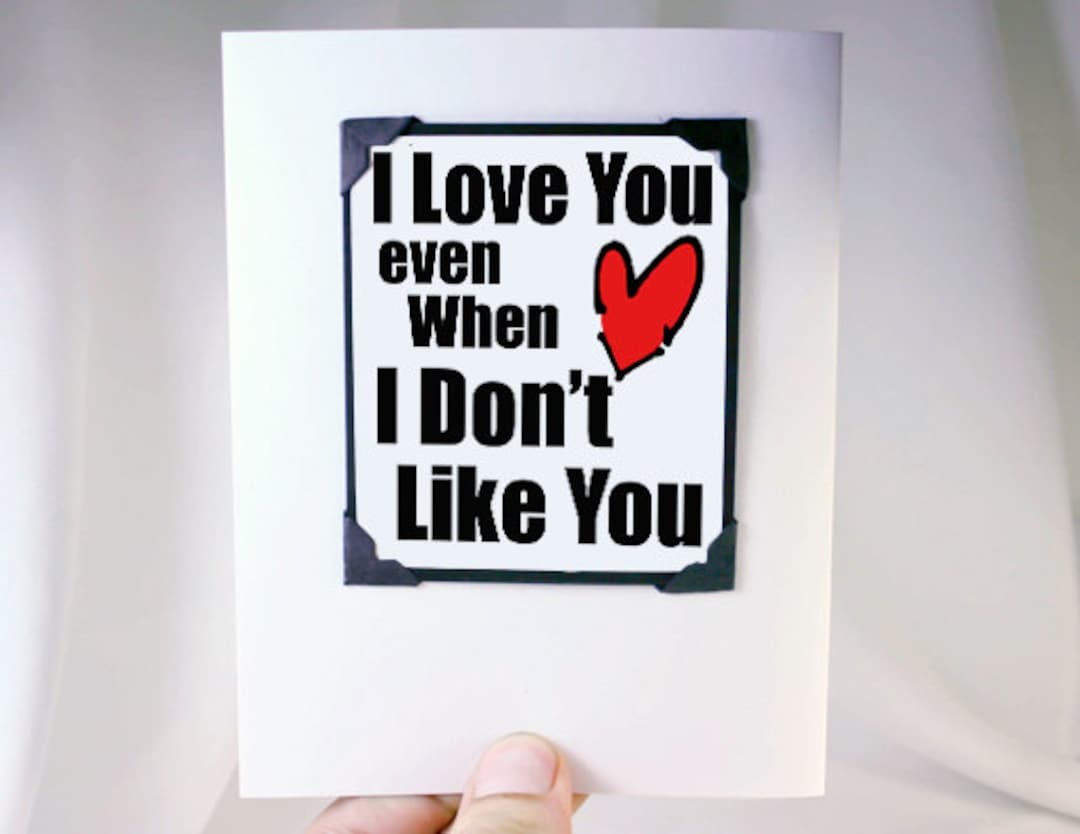 Funny Card. Husband Card. Boyfriend Love You Card. Funny Love - Etsy