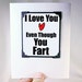 Funny Card. Fart Card. Funny Magnet Card. Fart Guys Card. Funny ...