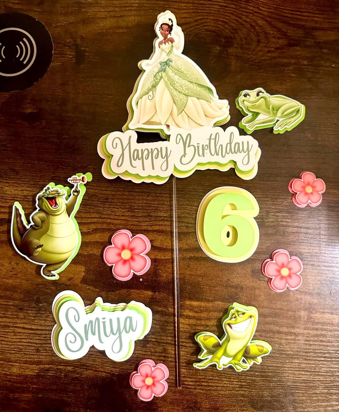 Cake Topper 3D for Princess and the Frog | Birthday Cake Topper ...