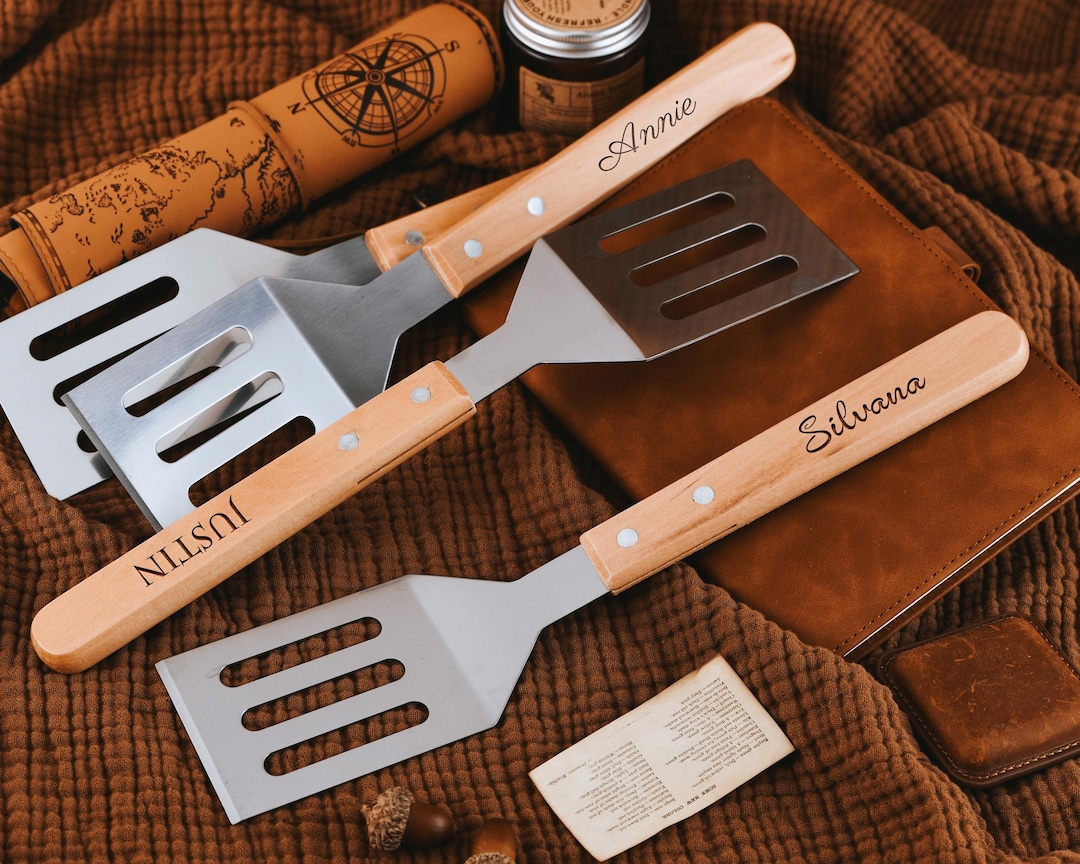 Personalized Engraved BBQ Spatula,custom Engraved BBQ Tool,customized ...