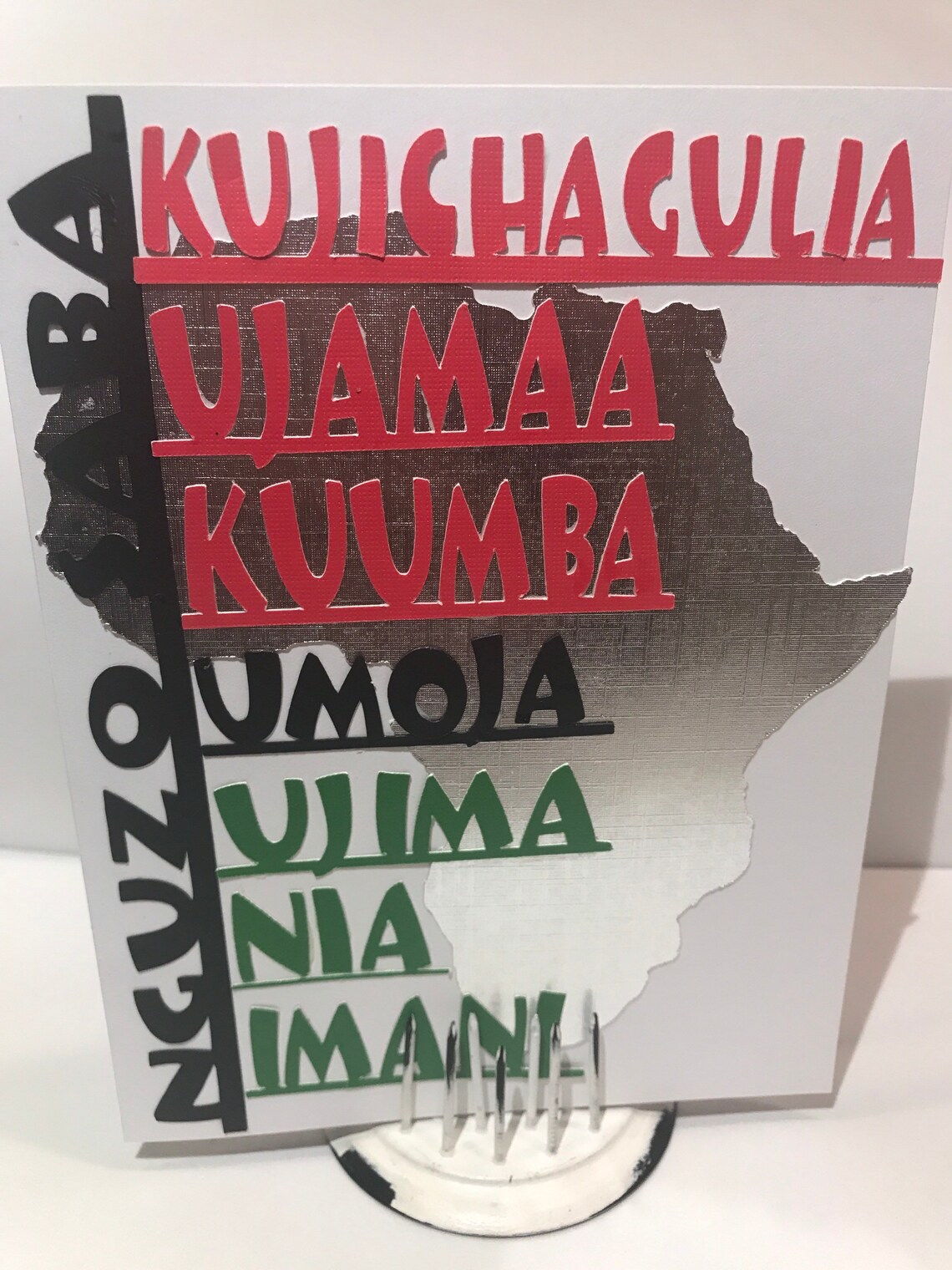 Nguzo Saba 7 Principles Kwanzaa Card | Etsy