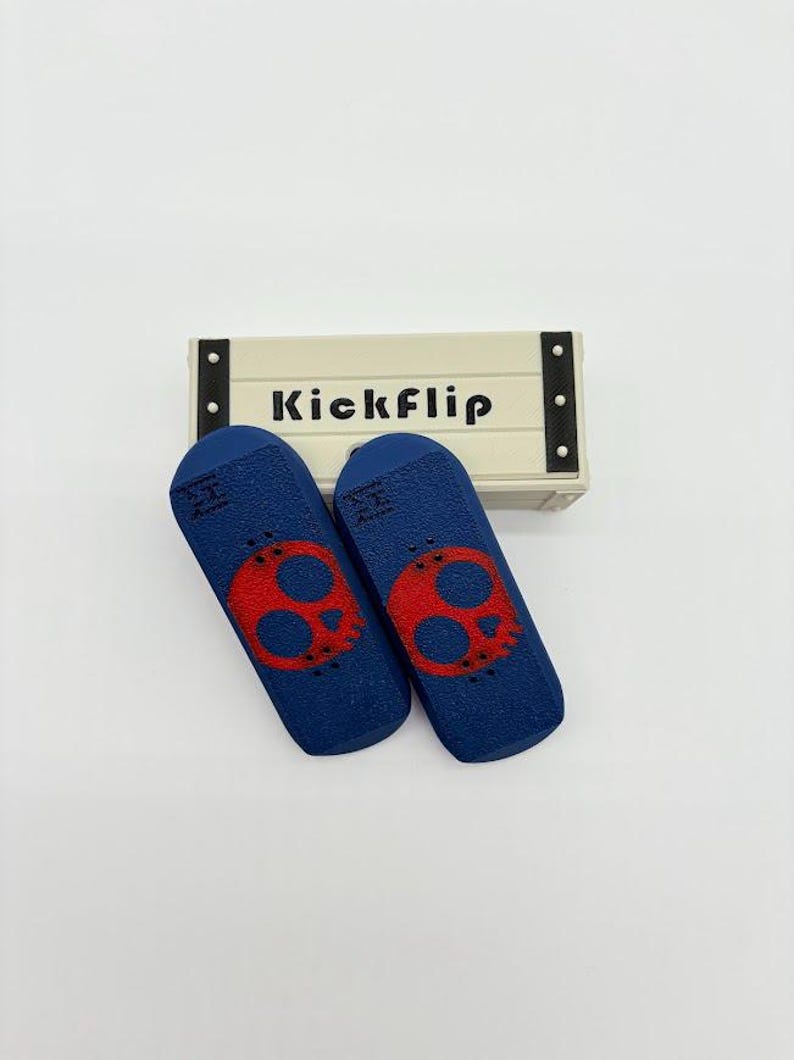 Magnetic Skateboard Fidget Toy: 3D Printed Kickflip With Storage Crate ...