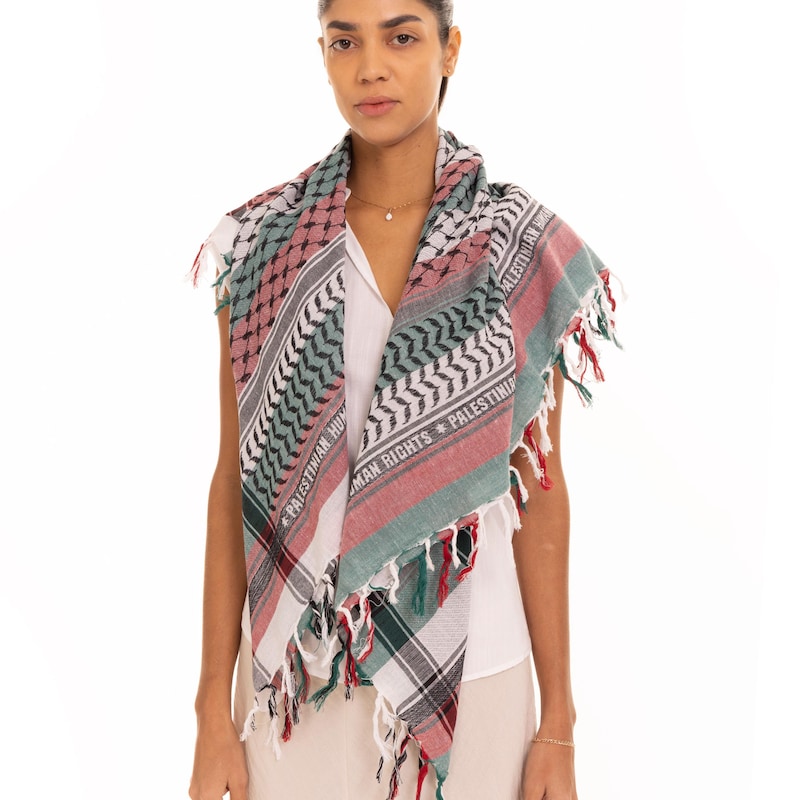 Black Pink Keffiyeh - Etsy