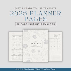 Custom 2025 Yearly Planner, Monthly Planner, Weekly Planner, Daily ...