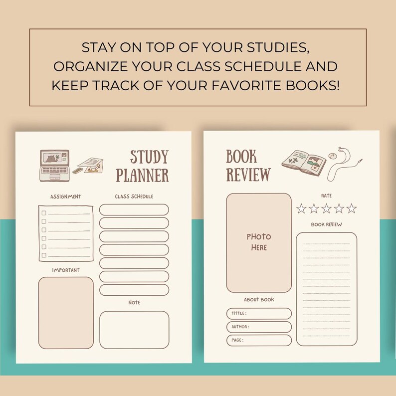 Ultimate Teen Student Planner. Yearly Monthly Weekly Daily Organizer W ...