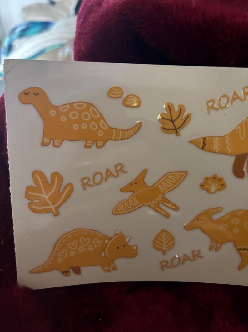 Yellow Roar Dinosaur - Etsy