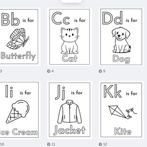 Coloring Pages for Preschoolers, Alphabet Coloring Pages for Toddlers ...
