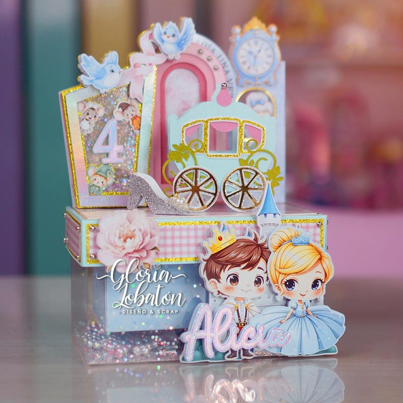 Cinderella Wedding Card Box - Etsy