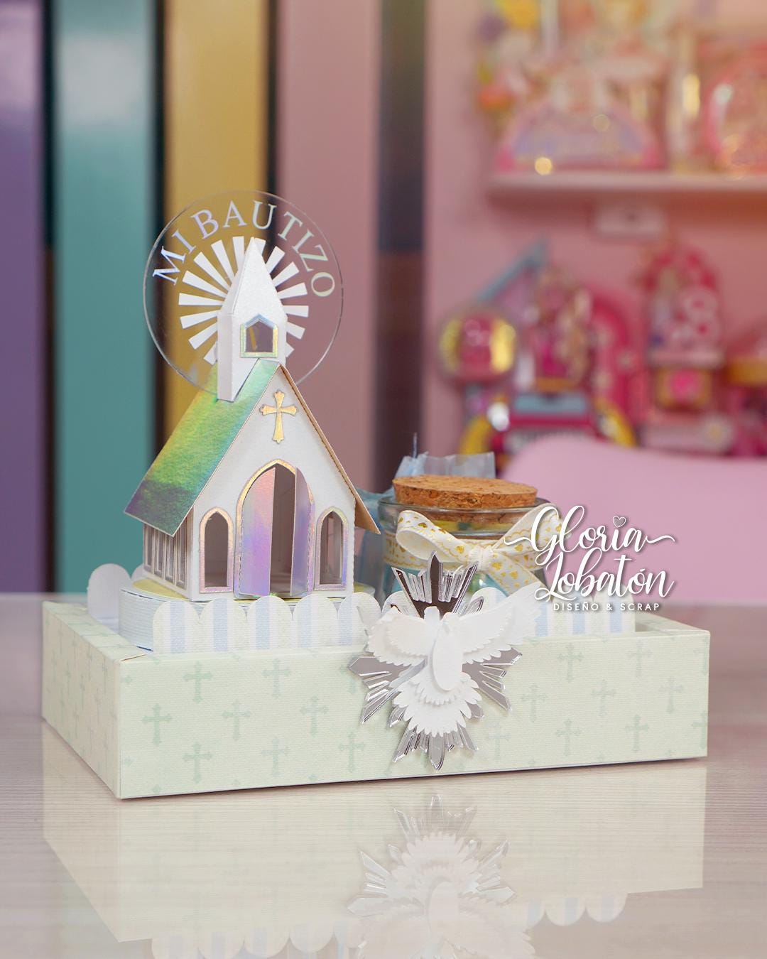 Baptism / Sacrament / Church Acetate Box 3D - Studio and SVG File ...