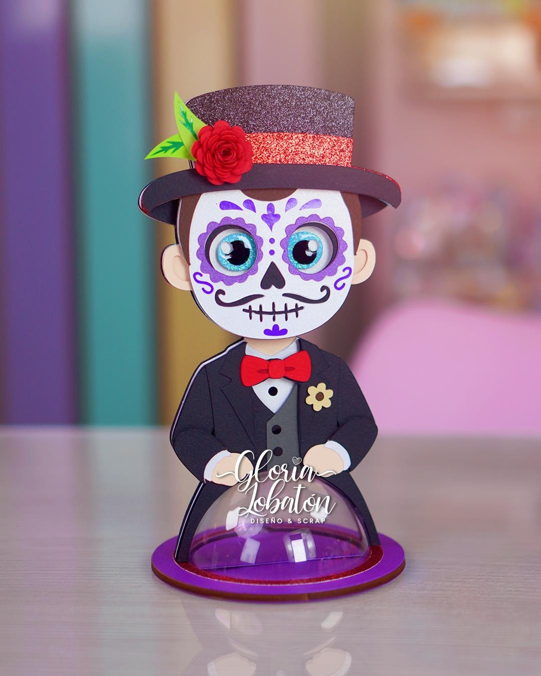 Cut File Box / Candy Box Catrin Day of the Dead Mexico - Studio and SVG ...