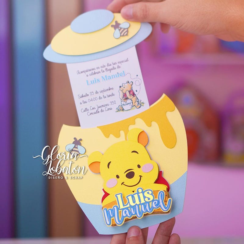 Winnie the Pooh Slides - Etsy