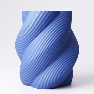 Helix Vortex Vase: 3D Printed Sculptural Vase | 8.5” Modern Spiral Home ...