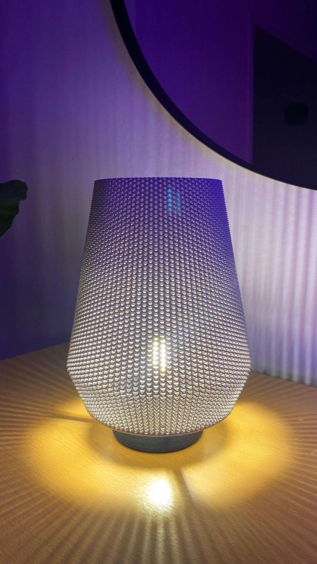 Modern 3D Printed Arc Table Lamp: Sustainable Minimalist Desk Light ...