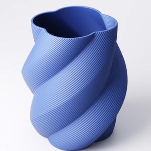 Helix Vortex Vase: 3D Printed Sculptural Vase | 8.5” Modern Spiral Home ...