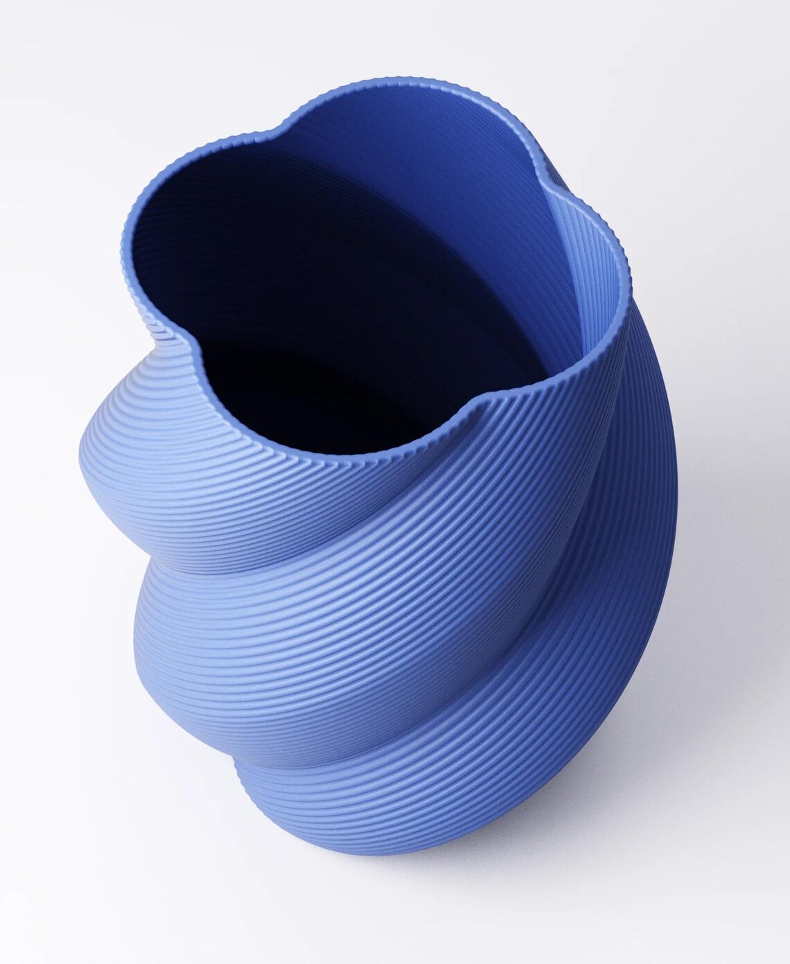 Helix Vortex Vase: 3D Printed Sculptural Vase | 8.5” Modern Spiral Home ...