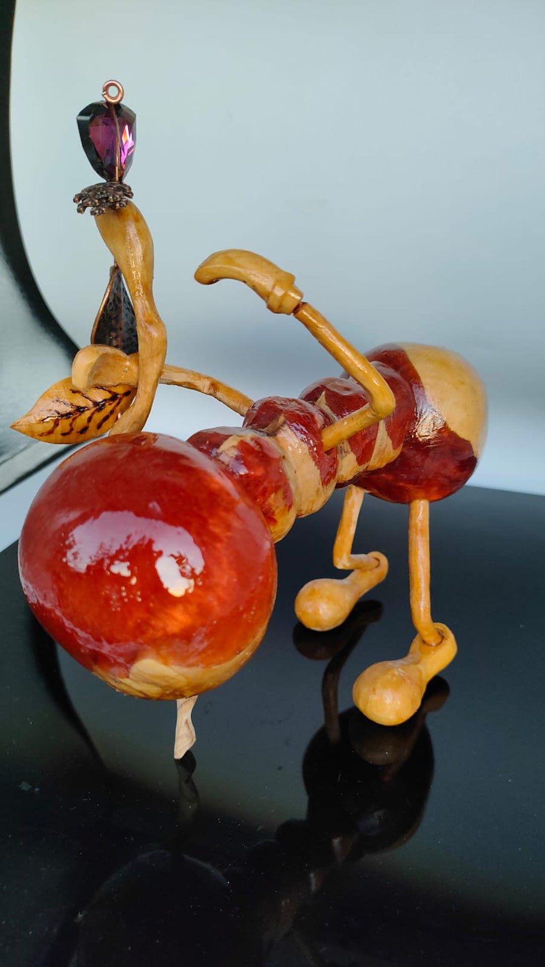 Ant Wood and Epoxy Resin 18cm - Etsy