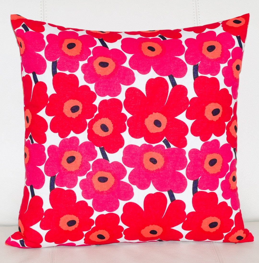 Red Mini Unikko | Classic Marimekko Poppy Pattern | Bold Floral Design ...