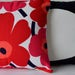 18 X 18 Marimekko Unikko Red and Pink Poppy Pillow - Etsy