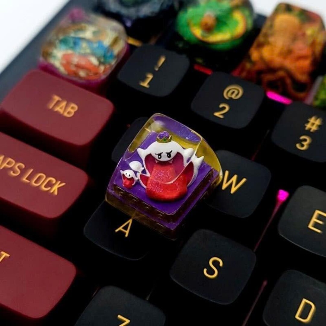 King Keycap, Custom Keycap, 1U Keycap, ESC, Artisan Keycap for Enter ...