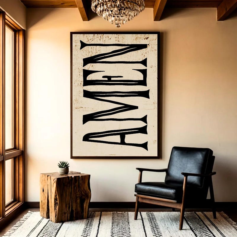 Amen Sign - Etsy
