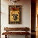 Longhorn Matchbox Print | Vintage Western Wall Art | Rustic Ranch ...