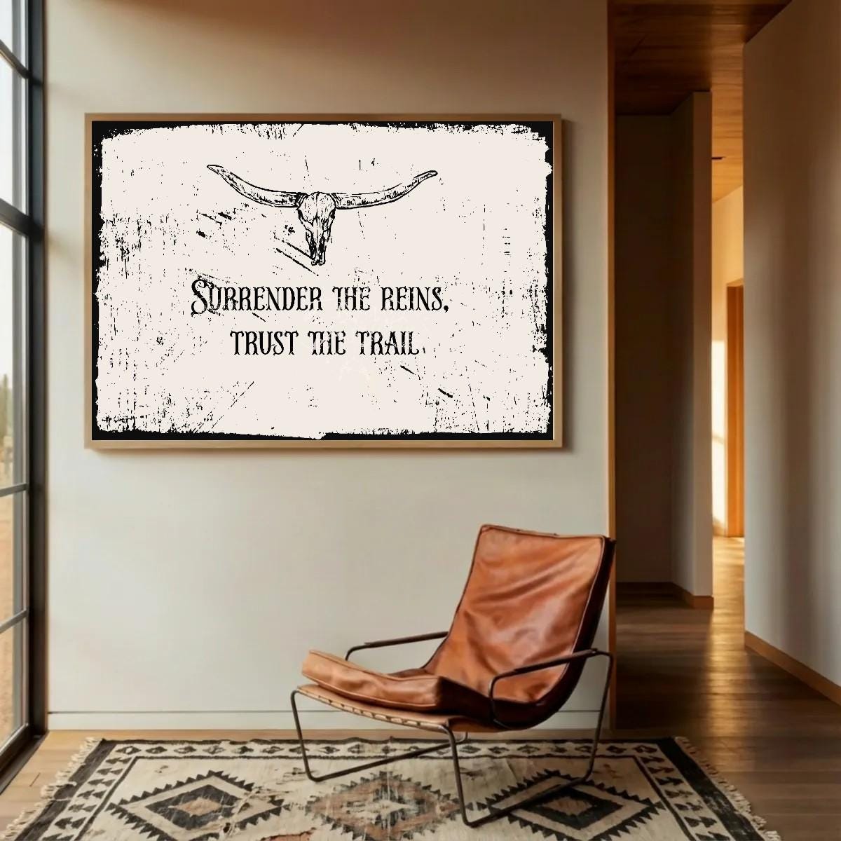 Godly Scripture Print, Christian Western Faith Bible Verse Wall Art ...