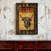Longhorn Matchbox Print | Vintage Western Wall Art | Rustic Ranch ...