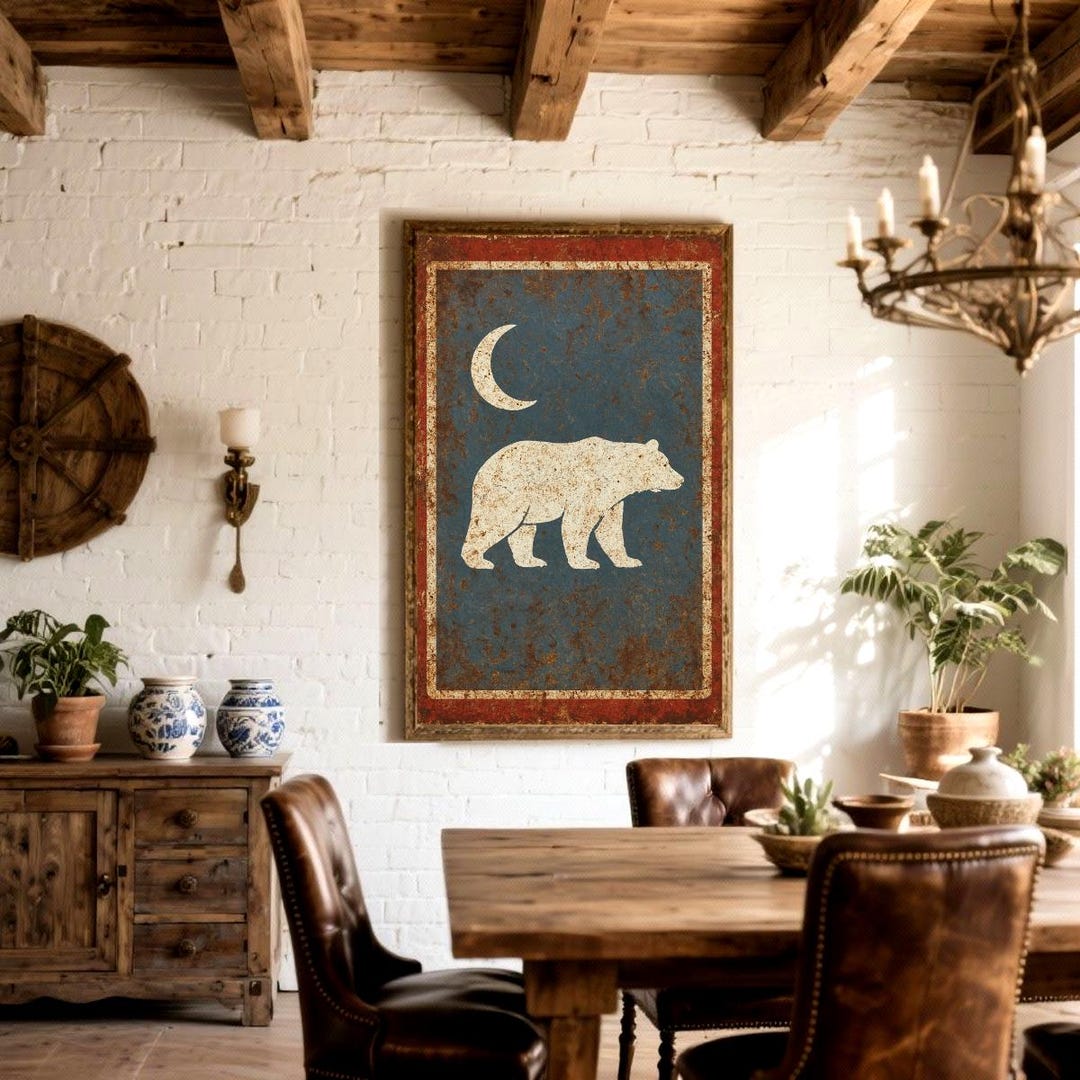 Missouri Flag Print Vintage, Rustic Missouri Wall Art, Patriotic Decor ...
