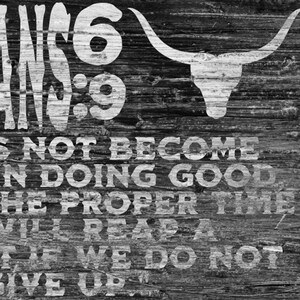 Galatians 6:9 Christian Wall Art | Scripture Print | Christian ...