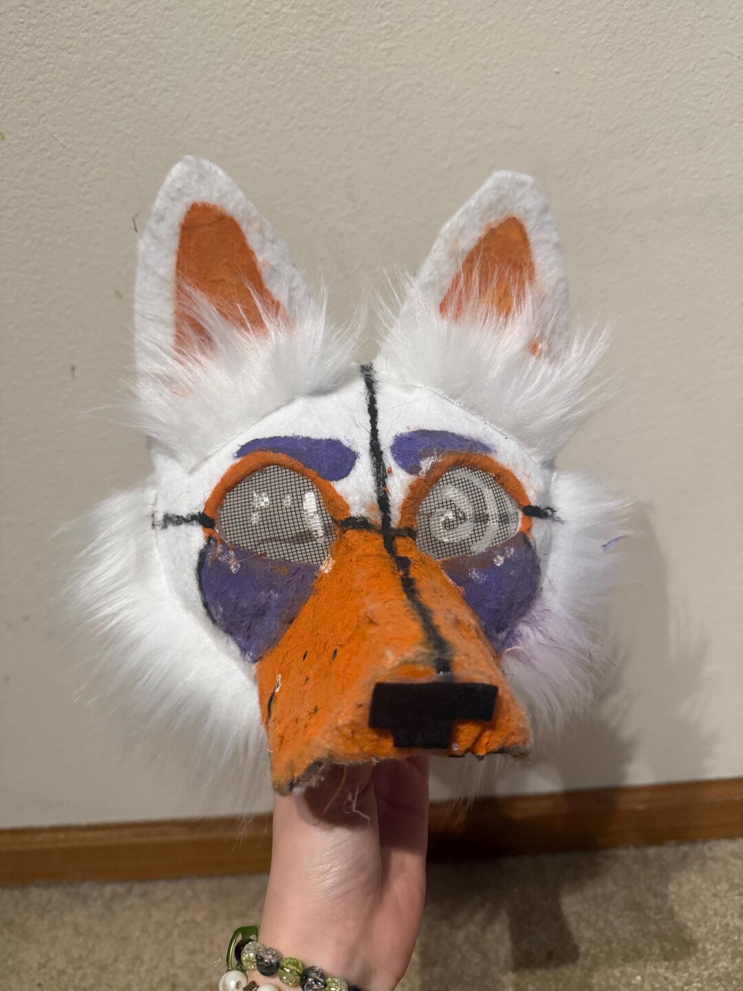 Lolbit Therian Mask/five Nights at Freddy’s/faux Fur Mask - Etsy UK