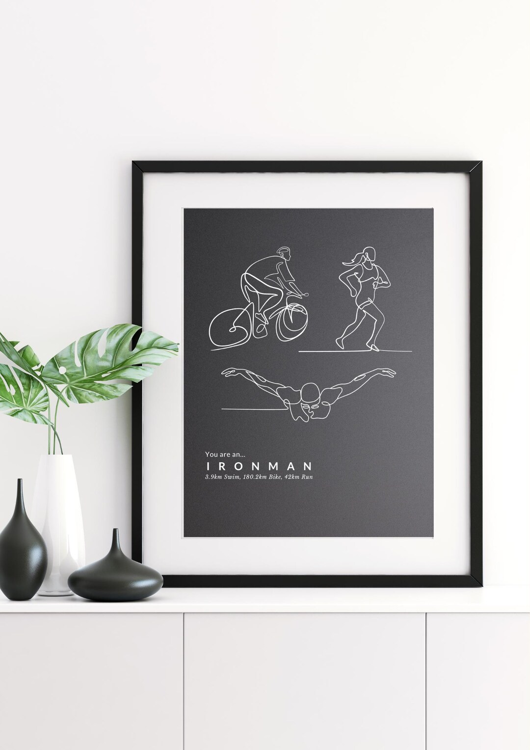 4 Printable Digital Copies of Ironman/triathlon Posters PDF/PNG Files ...