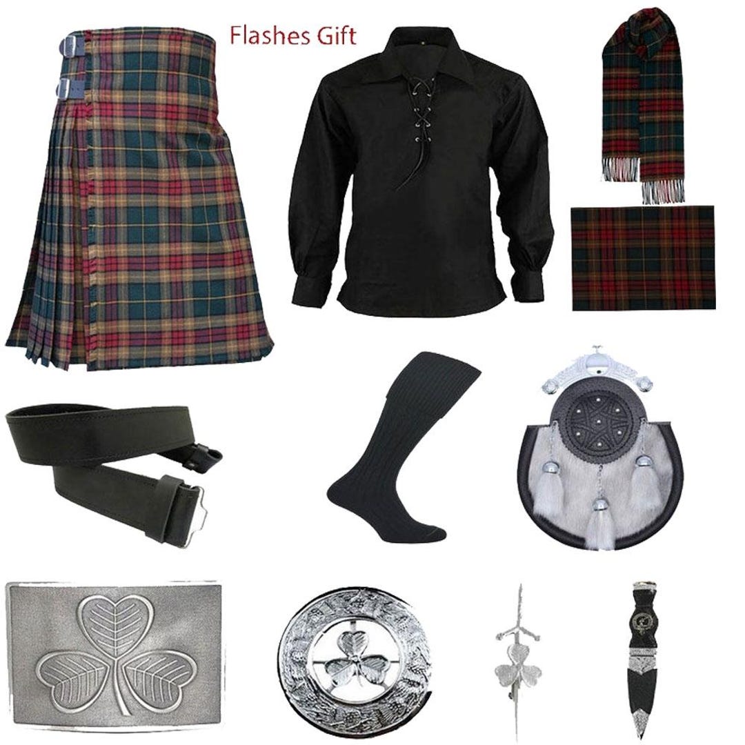 Traditional Tartan Kilt Scottish County Cavan Available 15 Premium ...