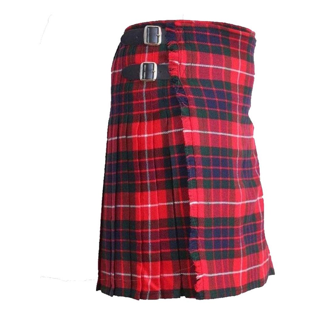 Handmade Fraser of Lovat Tartan Kilt: Scottish Traditional Heavy Weight ...