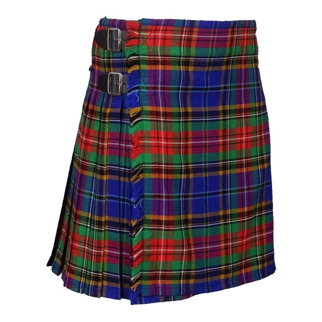 Scottish Traditional Clan Beattie 8 Yard Heavy Weight Tartan Kilt - Men ...
