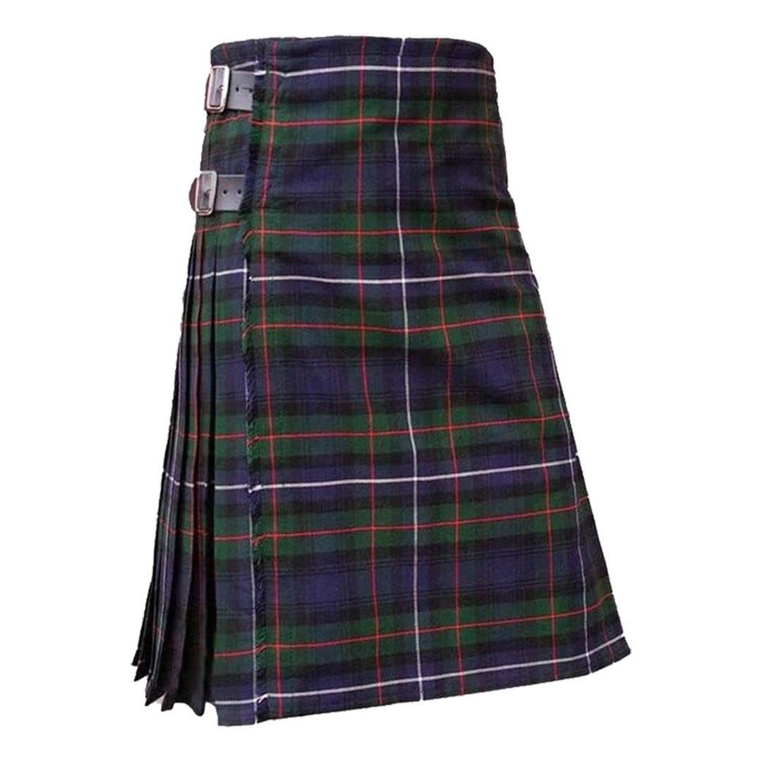 Scottish Traditional Robertson Hunting Modern 8 Yard Heavy Weight Tartan Kilt - Men's Handmade ...