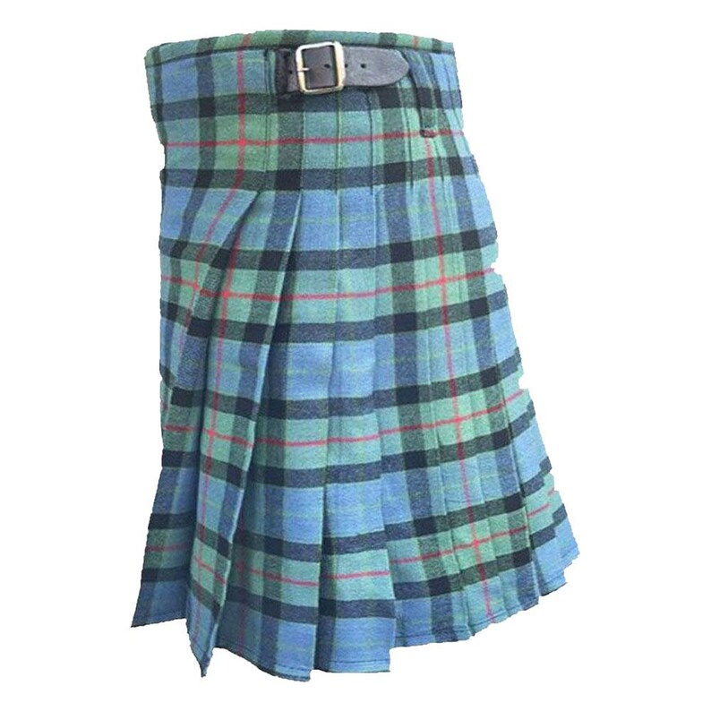 Scottish Traditional Gunn Ancient 8 Yard Heavy Weight Tartan Kilt - Men ...