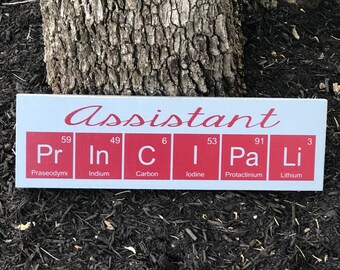 Teacher Desk Name Plate Science Teacher Gift Year End Gift | Etsy